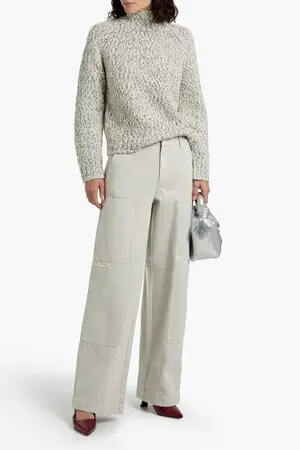 Vince High-rise Wide-leg Cargo Jeans