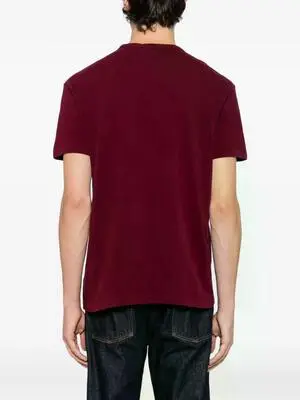 Polo Ralph Lauren Embroidered-logo Cotton T-shirt - Red