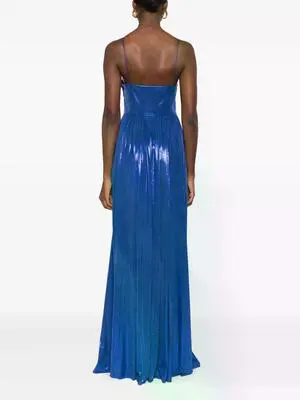 Retrofete Metallic-effect Maxi Dress