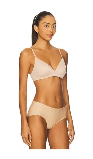 Calvin Klein Perfectly Fit Wirefree T-shirt Bra In Nude - Cedar