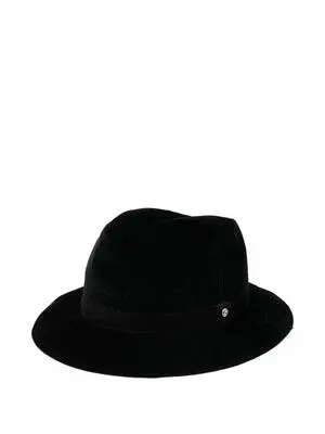 Giorgio Armani Fedora Hat - Black