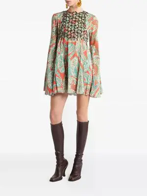 Etro Metal-paisley Embellished Top