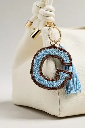 Anthropologie Varsity Monogram Bag Charm - G