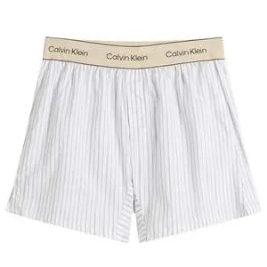 Calvin Klein Cotton Poplin Trad Boxer Short - White