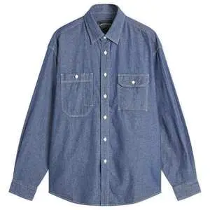 FRIZMWORKS 1920s Chambray Work Shirt