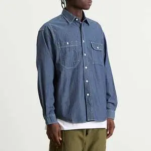 FRIZMWORKS 1920s Chambray Work Shirt