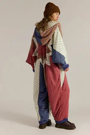 Free People Morning Star Quilted Onesie - Multi Combo