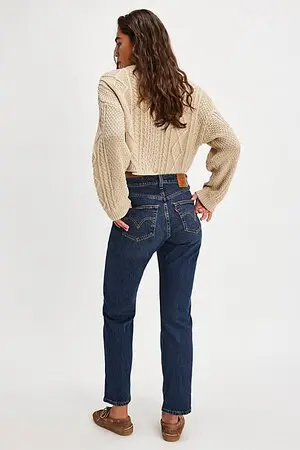 LEVI'S 501 Curve High-rise Straight Jeans - Cold Summer
