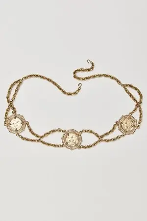 FREE PEOPLE Bronze Age Chain Belt