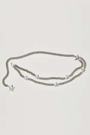 Free People Star Shine Chain Belt