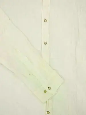 Spiritum Tulum Button-down Collar Cotton Shirt - Neutrals