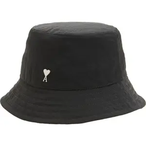 Ami De Coeur Embroidered Bucket Hat - Anthracite