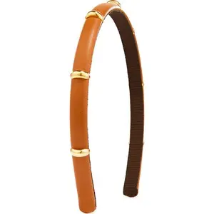 L. ERICKSON Chiara Faux Leather Headband