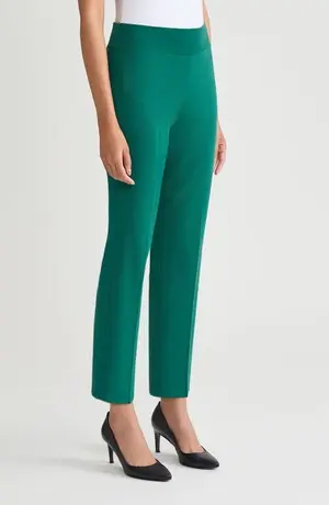 Ming Wang Pull-on Knit Ankle Pants