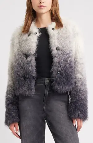 Open Edit Faux Fur Jackets For Women