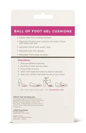 FOOT PETALS Ball Of Foot Gel Cushions
