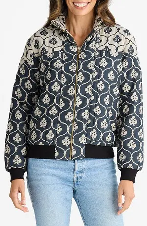 TALISMAN THE LABEL Thembie Quilted Bomber Jacket