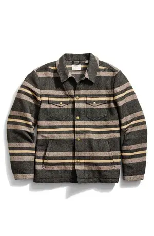 Billy Reid Stripe Woodsman Jacket