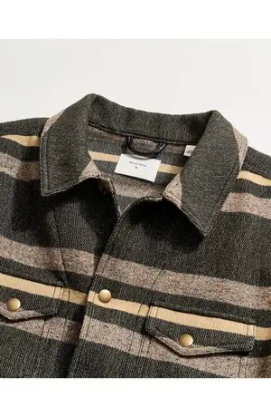Billy Reid Stripe Woodsman Jacket