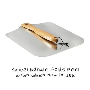 OLD STONE Aluminum Pizza Peel W/ Folding Handle