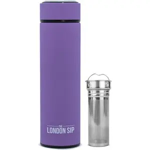 LONDON SIP Infuser Bottle 16oz Purple