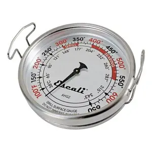 ESCALI Extra Large Grill Surface Thermometer - Metallic Silver