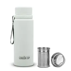 LONDON SIP Infuser Bottle 25oz - Pearl White