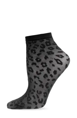 Memoi Printed Socks Hoiseries For Women