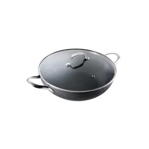 CUISINE::PRO® Ironroc™ 5.9 Qt All-in-one Pan With Lid - Black