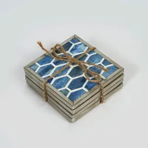 MELA ARTISANS Inlay Coasters - Gramercy