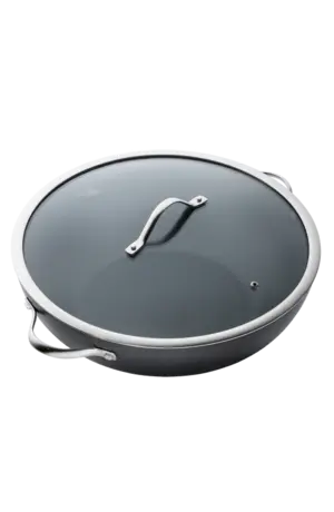 CUISINE::PRO® Id3® Wok With Lid 14 - Black