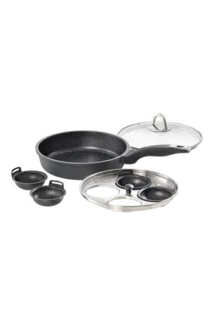 CUISINE::PRO Granite 4-egg Poacher With Lid 1.4qt