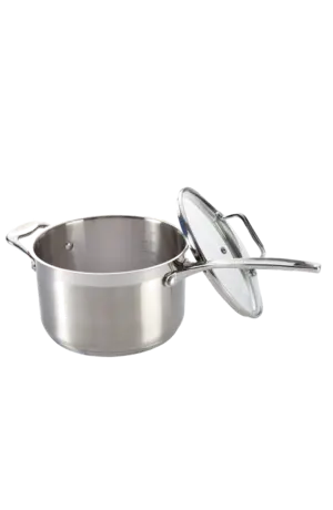 CUISINE::PRO® Iconix™ 3.5 Qt Saucepan With Lid - Silver