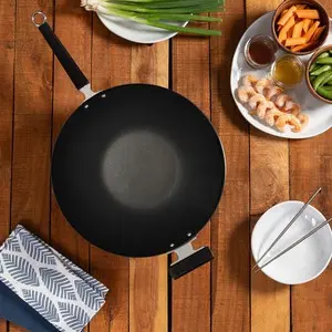JOYCE CHEN Professional Series Nonstick 14" Wok Bundle