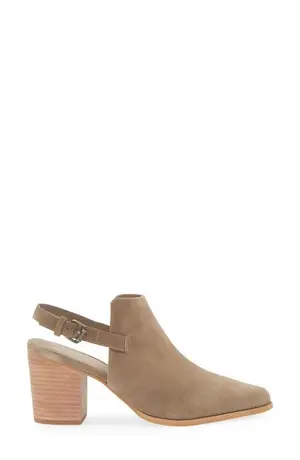 CHOCOLAT BLU Evie Slingback Bootie - Taupe Suede