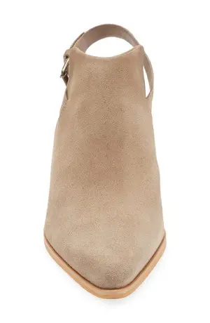 CHOCOLAT BLU Evie Slingback Bootie - Taupe Suede