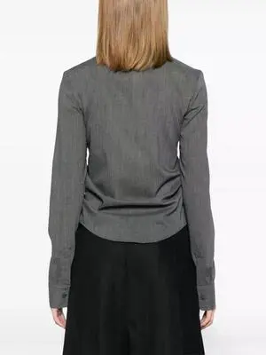 Our Legacy Slim Zip Shirt - Grey