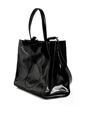 Zadig&Voltaire Jack Vintage Patent-leather Tote Bag - Black