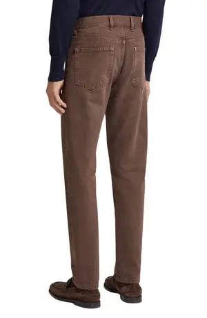 Zegna Roccia City Fit Jeans - Brown