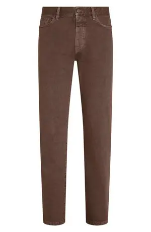 Zegna Roccia City Fit Jeans - Brown