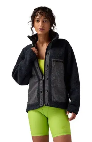 BACKCOUNTRY Wander Pile-fleece Jacket - Black