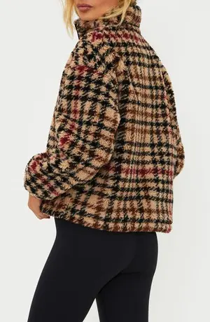 Beach Riot Leona Fleece Half Zip Sweatshirt