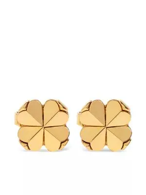 Kate Spade New York Tone Spade Flower Stud Earrings - Gold