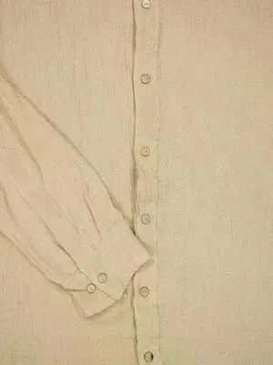Spiritum Tulum Button-down Collar Long-sleeve Shirt - Neutrals