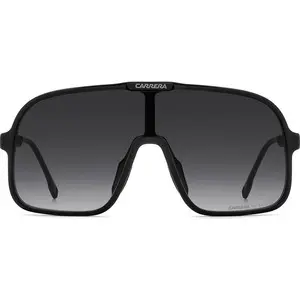 Carrera Eyewear 99mm Gradient Shield Sunglasses - Black Red/dark Grey Sf