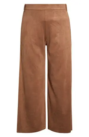 Lyssé Vionette Faux Suede Wide Leg Pants