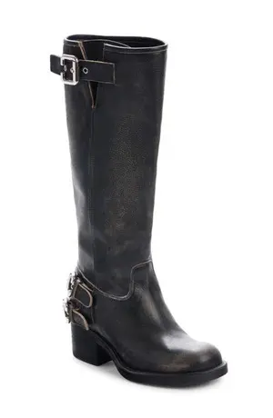 Chloé Dakota Biker Tall Boots - Black
