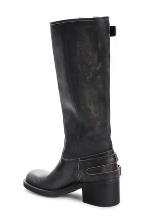 Chloé Dakota Biker Tall Boots - Black