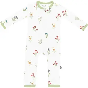 KYTE BABY Zip-up Romper - Wildflower