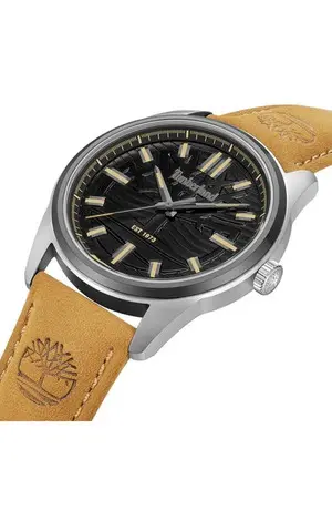 Timberland Northbridge Leather Strap Watch
